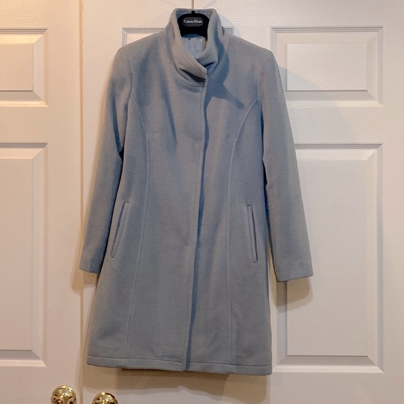 Jackets & Coats | Powder Blue Coat | Poshmark